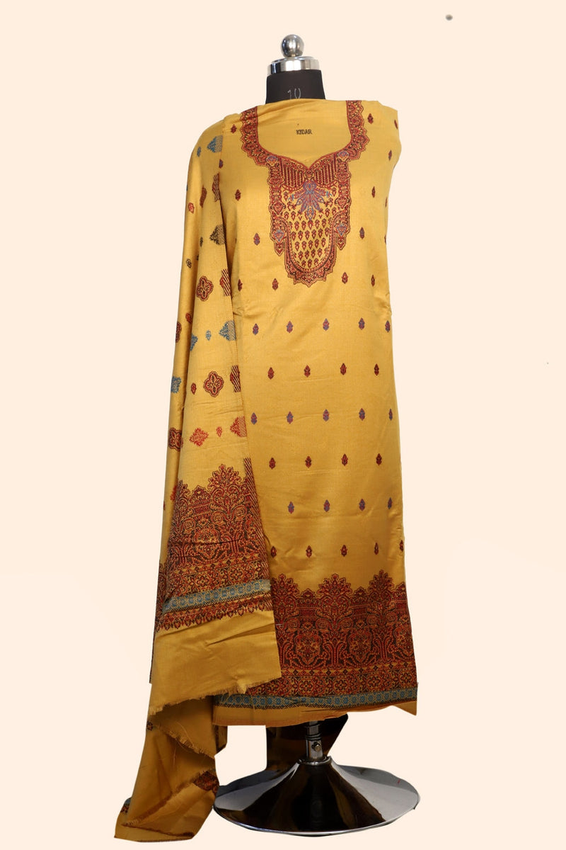 Buy Kashmiri Woolen Kani Work and Kani Printed Suits online